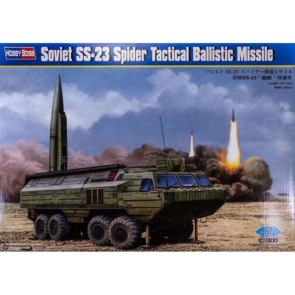 HOBBY BOSS: 1/35; Soviet SS-23 Spider Tactical Ballistic Missile ...