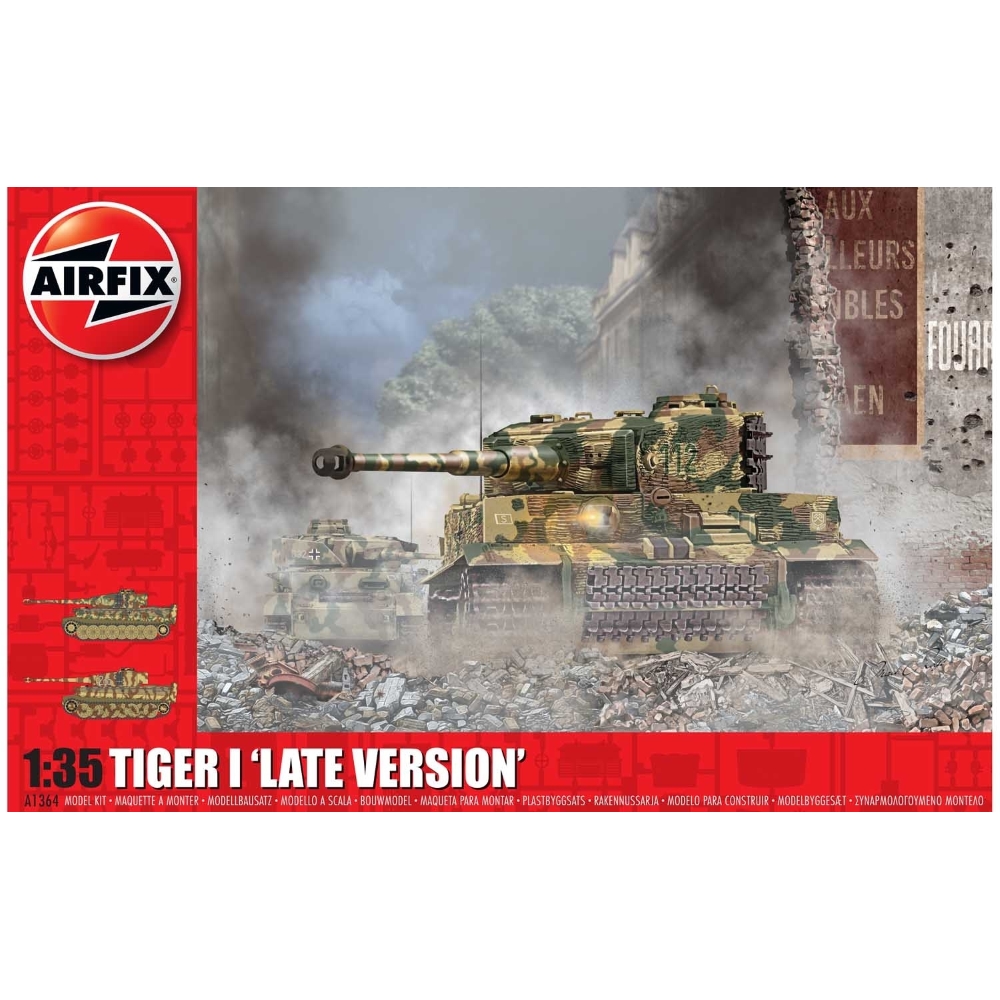 Airfix: 1:35 Scale - Tiger-1 Late Version | Steel Models