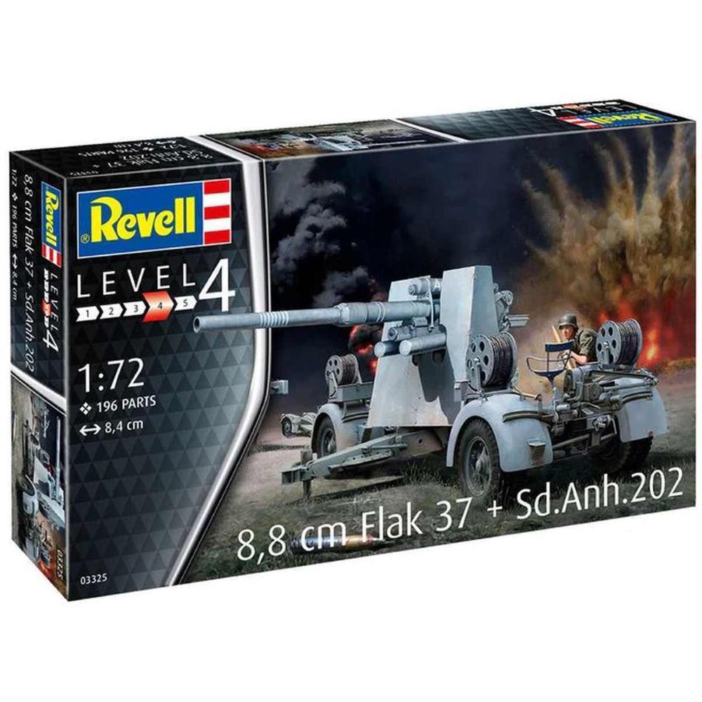 REVELL: 1/72; 8,8 cm Flak 37 + Sd.Anh.202 | Steel Models