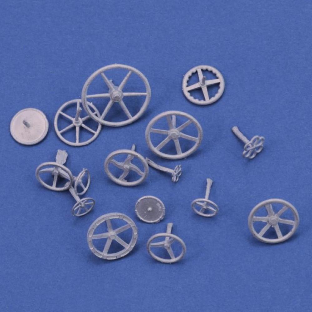 Royal Model: Handwheels set (various scale) | Steel Models