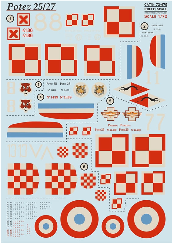 Potez 25/27 Decals