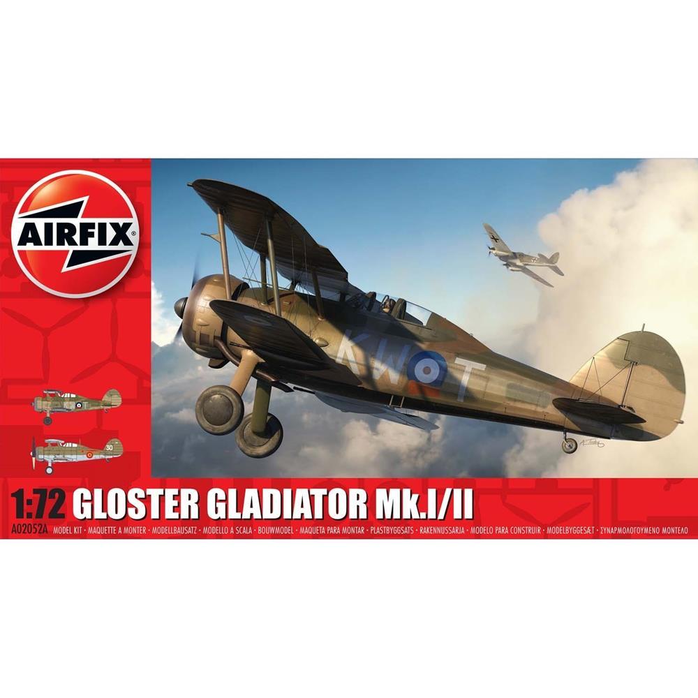 Airfix: 1:72 Scale - Gloster Gladiator Mk.I/Mk.II | Steel Models