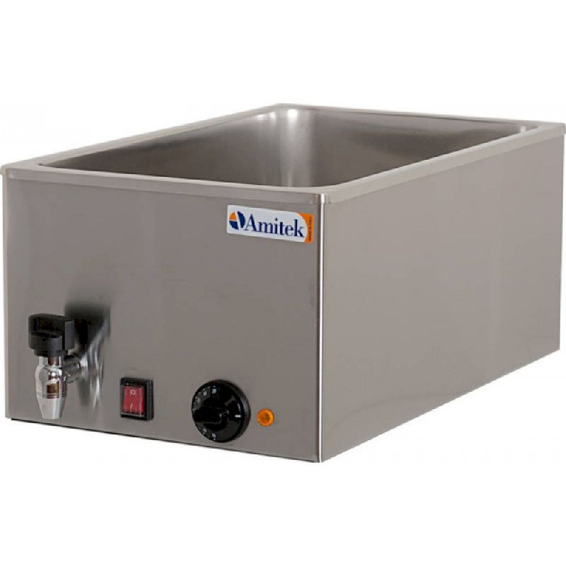 Bagnomaria Da Banco Amitek BM121R - 230 V - Pot. 1000W-1 Vasca