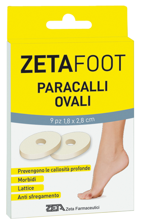 ZETA FOOT 9 PARACALLI OVALI - PROTEZIONE E PREVENZIONE DI CALLOSITA ...