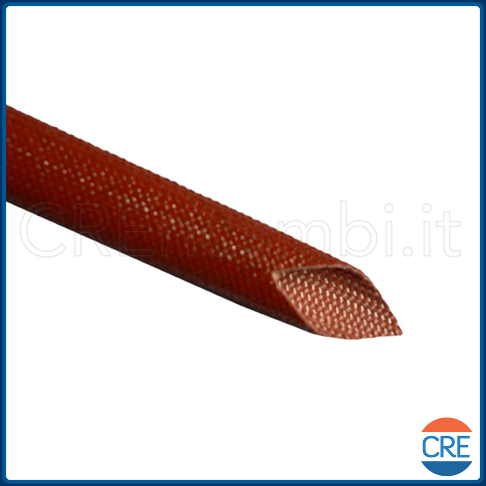 Guaina Rossa Vetrotex, Silicone, 6 mm, 1 metro