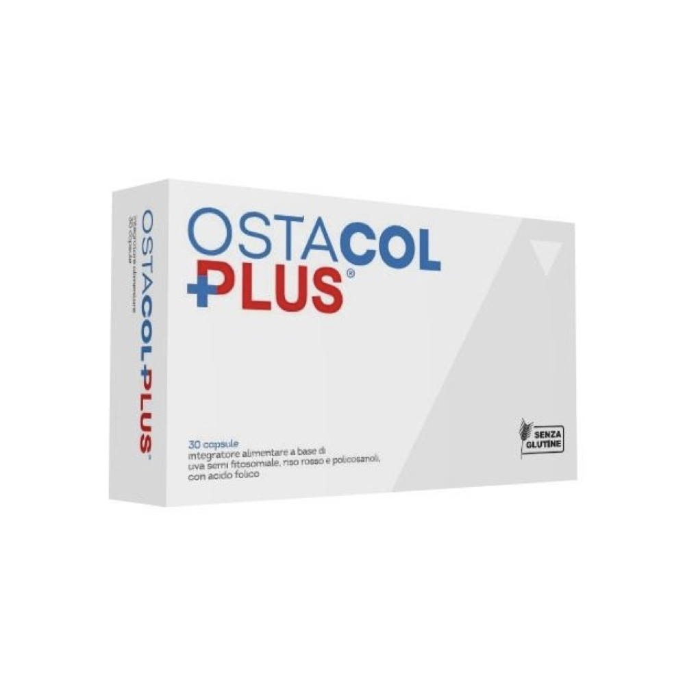 OSTACOL PLUS INTEGRATORE A BASE DI SEMI DI UVA E RISO ROSSO | Cosmofarm.it