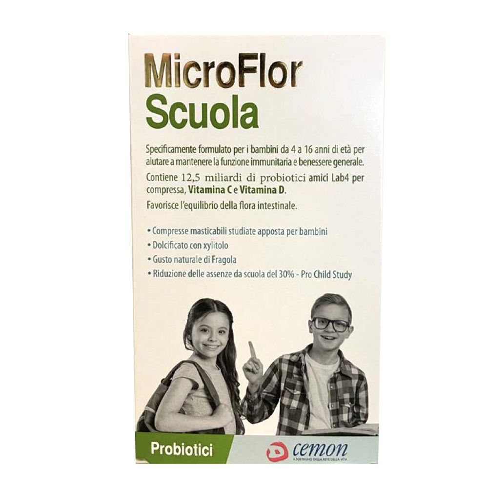 MICROFLOR SCUOLA - COMPRESSE PER LA NORMALE FUNZIONE IMMUNITARIA ...