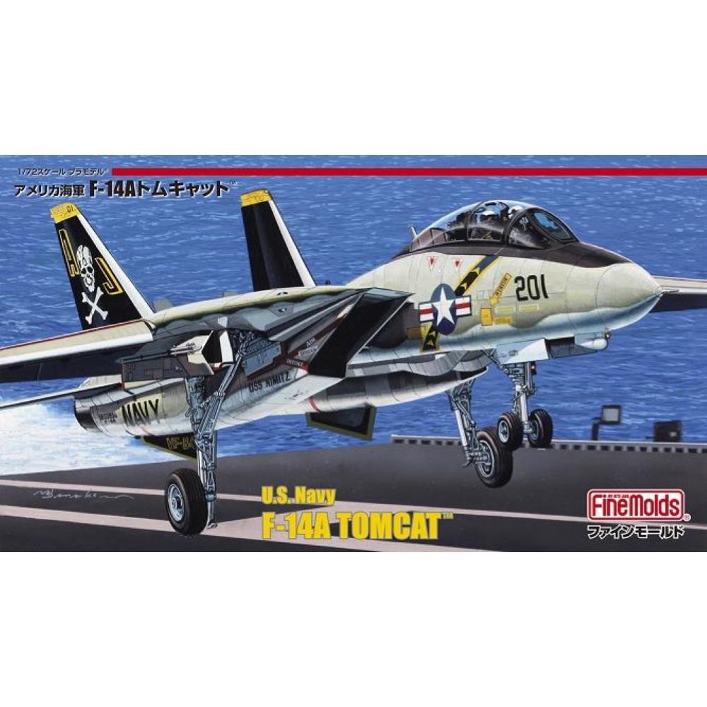Fine Molds: 1/72; US Navy F-14A Fighter Aircraft (Tomcat) | Steel Models