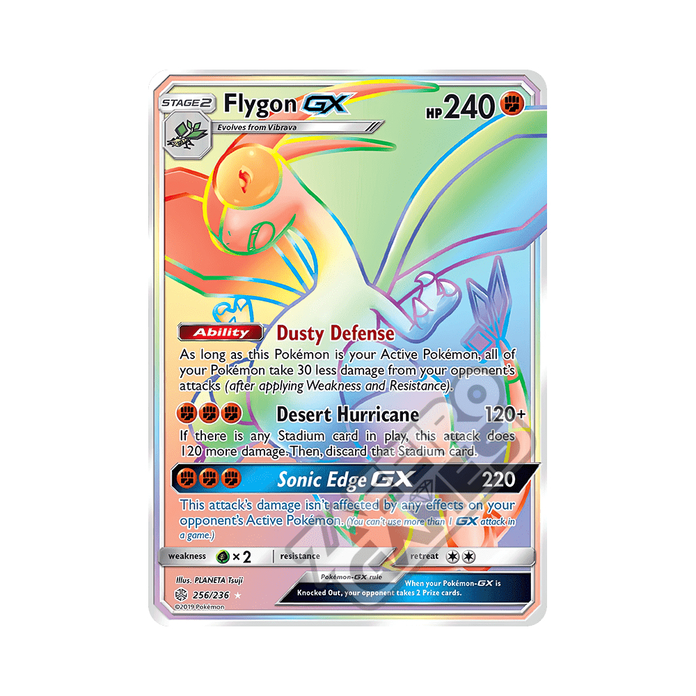 256/236 Flygon GX Rara Segreta (ITA) – Eclissi Cosmica | ZAFFIRO GAMES ...