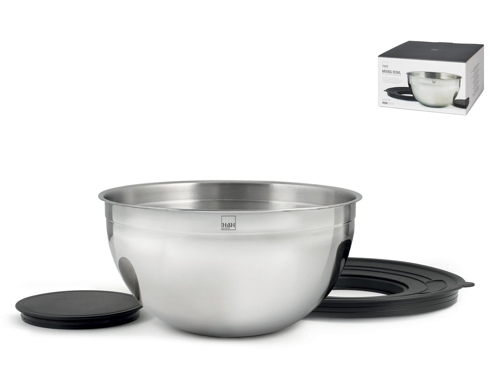 Mixing Bowl con coperchio multifunzione ø 24 cm | H&H