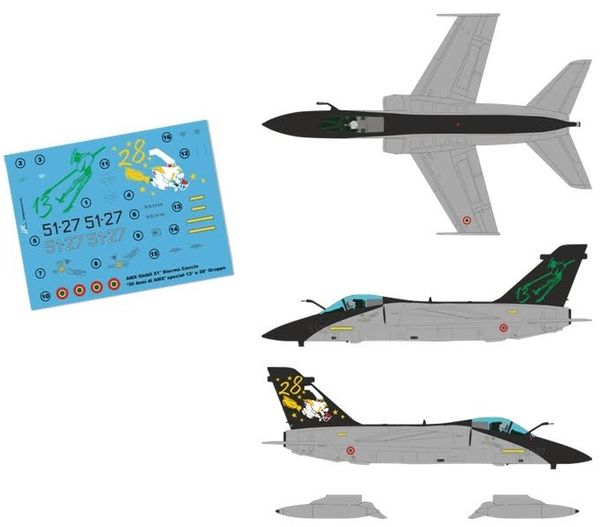 Decals AMX Ghibli 1/48 - DM SPECIAL COLORS 48158