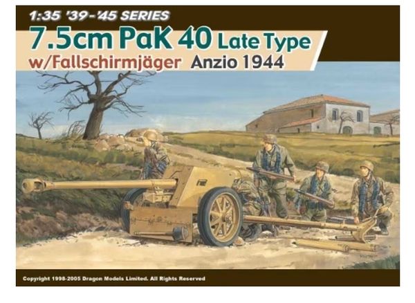 7,5 cm PaK 40 Late Type 1/35 - DRAGON 6250