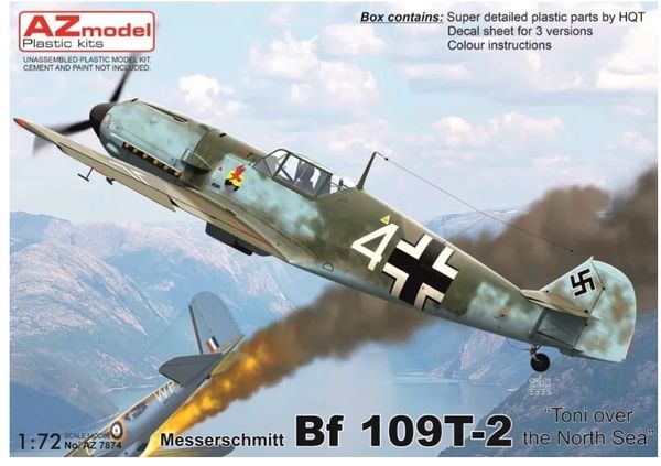 Messerschmitt Me-109T-2 - 1/72 - AZ MODEL AZ7874