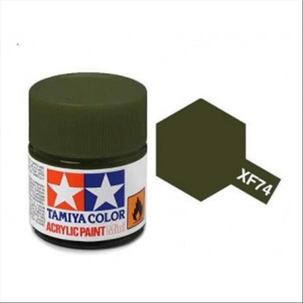TAMIYA: colore 10ml XF-74 Olive Drab JGSDF | Steel Models
