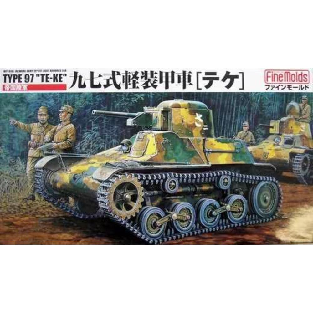 Fine Molds: 1/35; IJA Type 97 Light Armoured Car Te-Ke | Steel Models