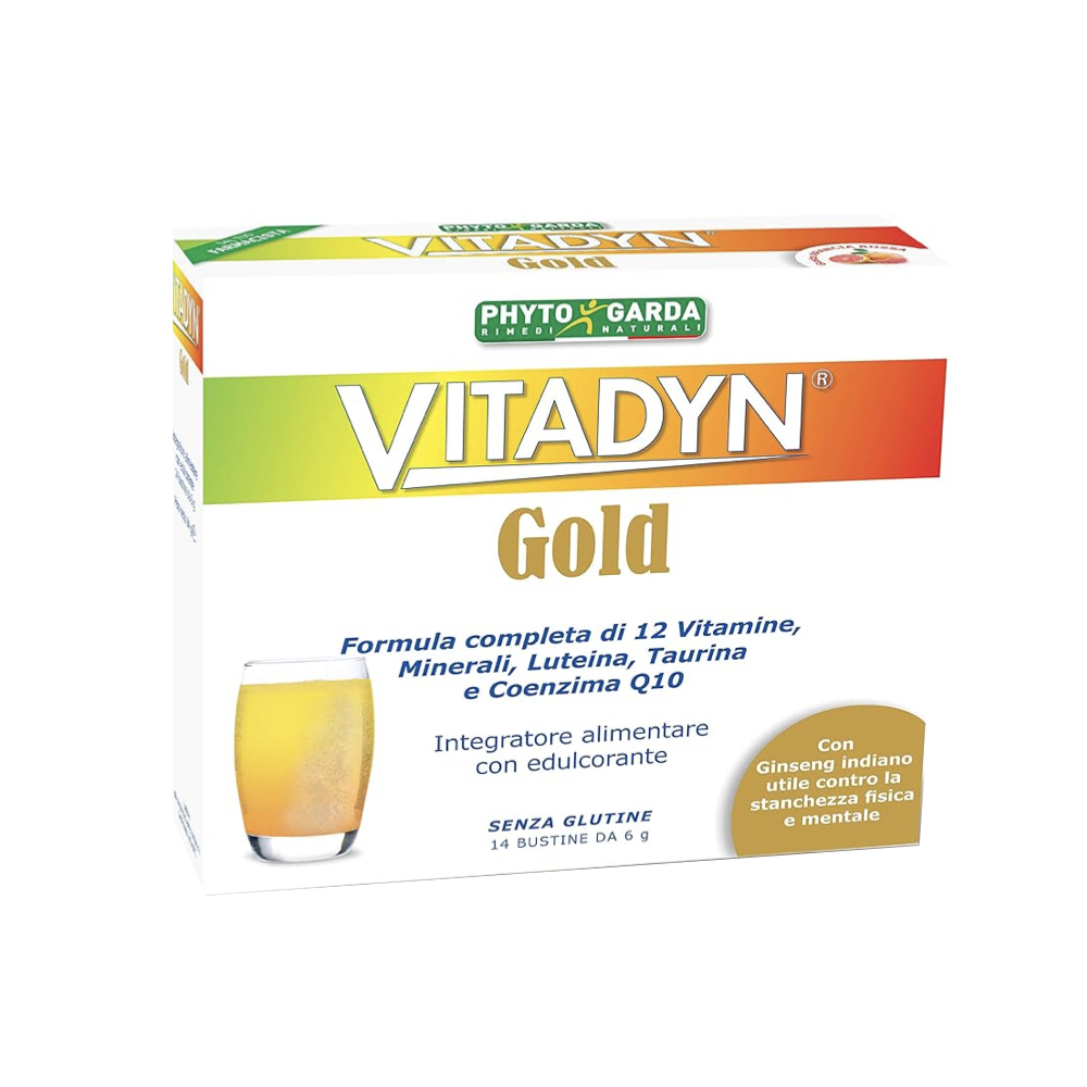 VITADYN GOLD INTEGRATORE BUSTINE A BASE DI 12 VITAMINE E MINERALI ...