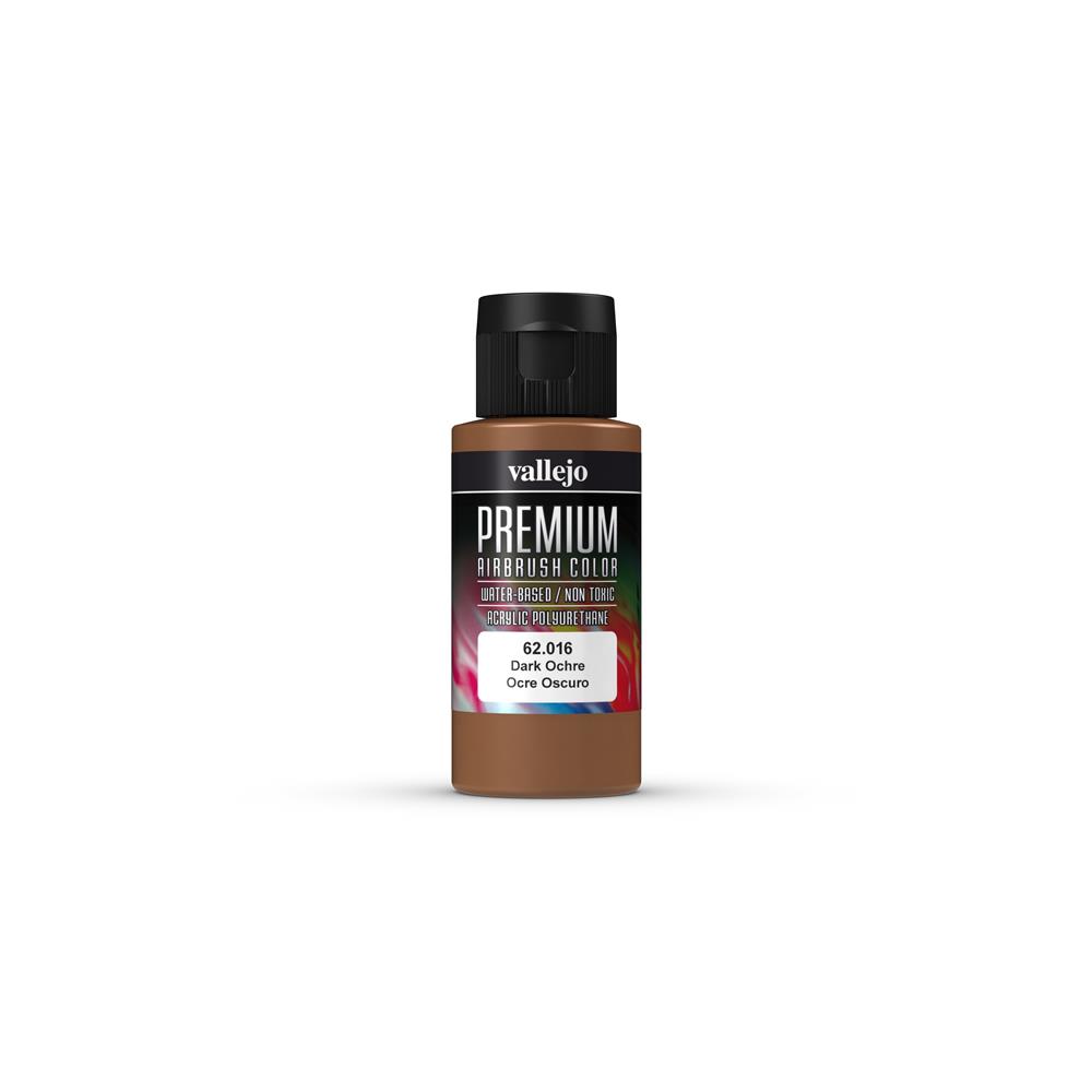 Vallejo Premium Color Opaque Dark Ochre 60 ml | Steel Models