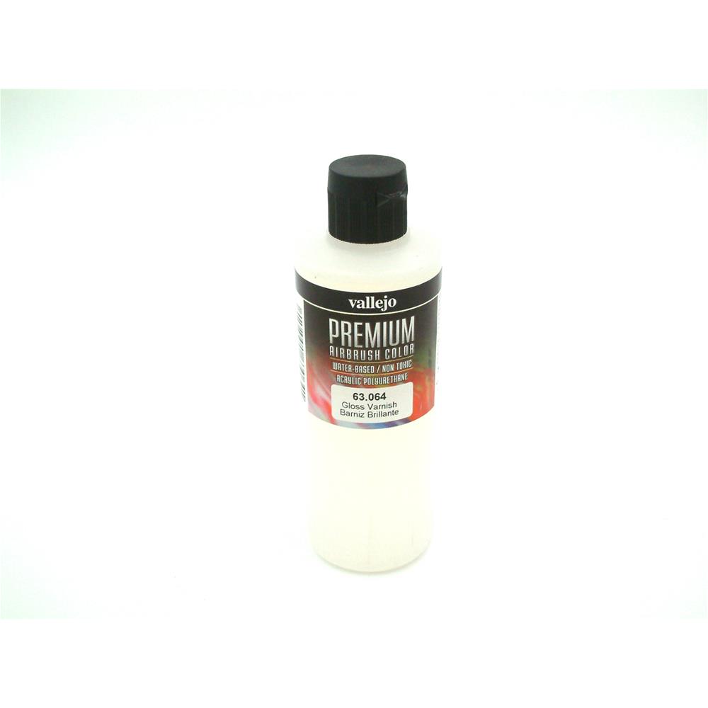 Vallejo Premium Color Auxiliary Gloss Varnish 200 ml | Steel Models