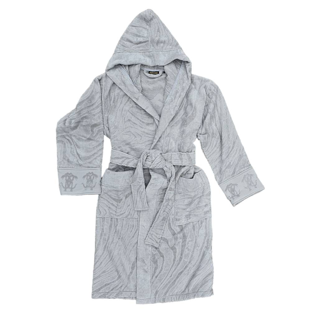 Accappatoio ROBERTO CAVALLI con cappuccio Okapi beige