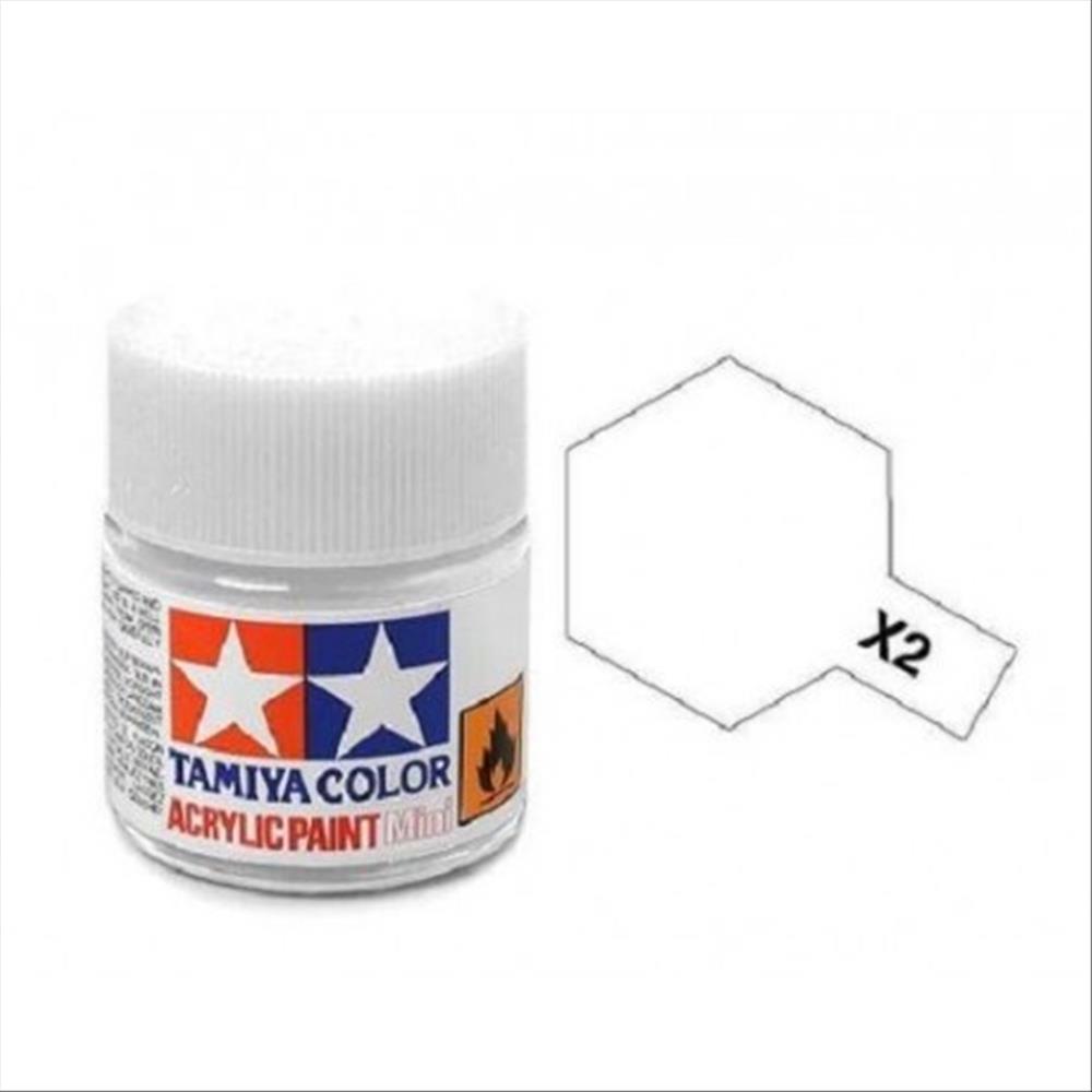 TAMIYA: colore 10ml X-2 White | Steel Models