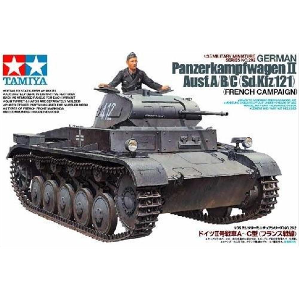 TAMIYA: 1/35; German PzKw II - Ausf. A/B/C (Sd.Kfz.121) | Steel Models