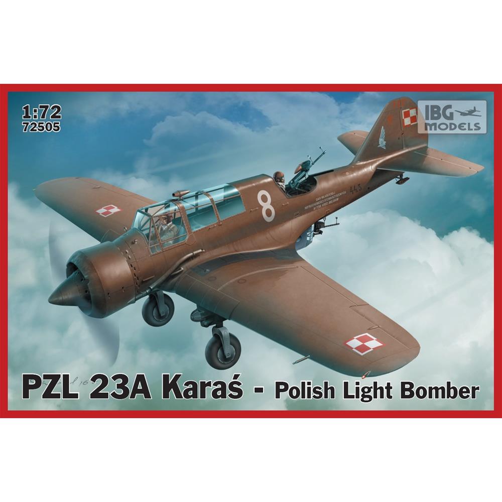 IBG MODELS: 1/72; PZL 23A Karas Polish Light Bomber | Steel Models