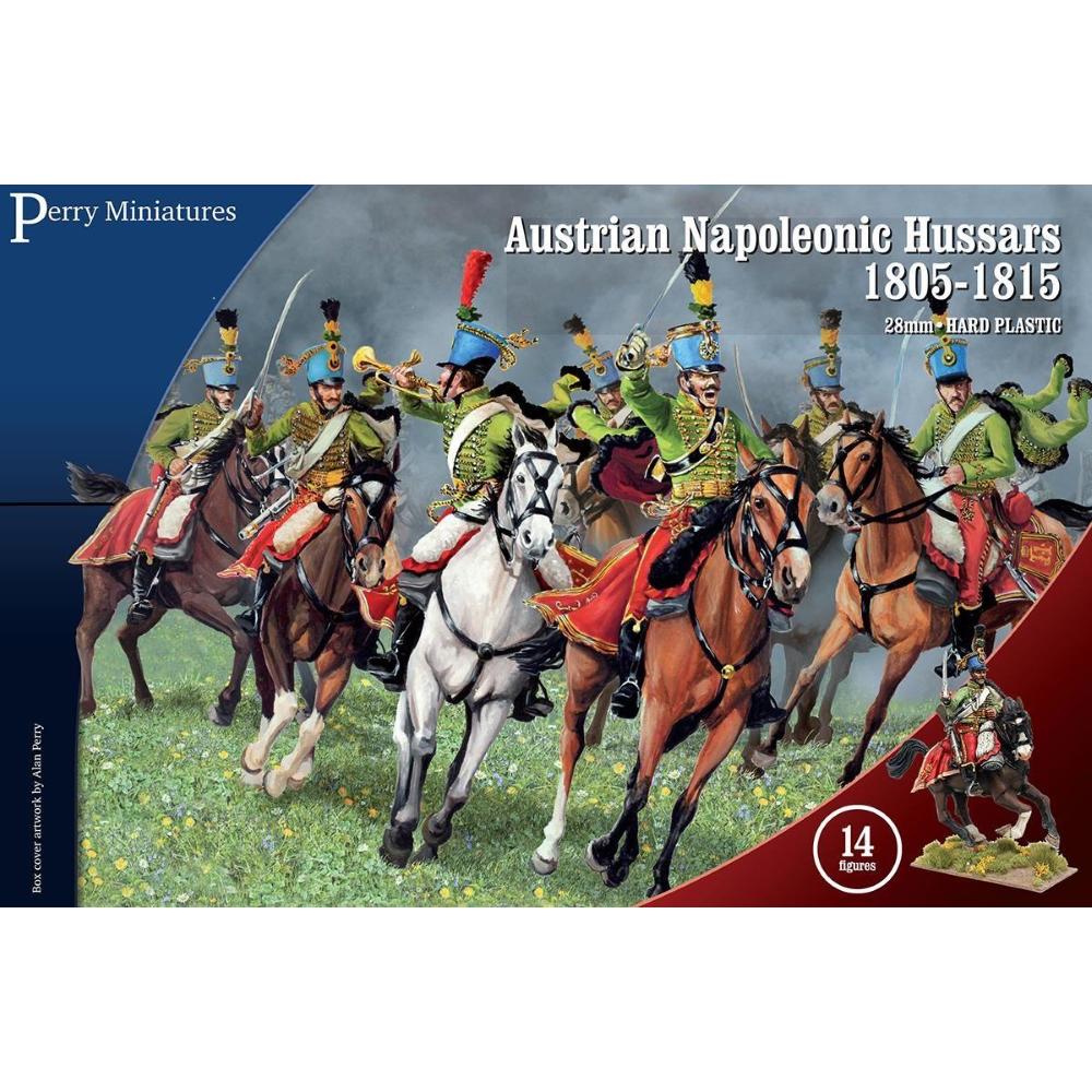 Perry Miniatures: 28mm; Ussari Austriaci Napoleonici 1805-1815 (14 miniature a cavallo) | Steel ...