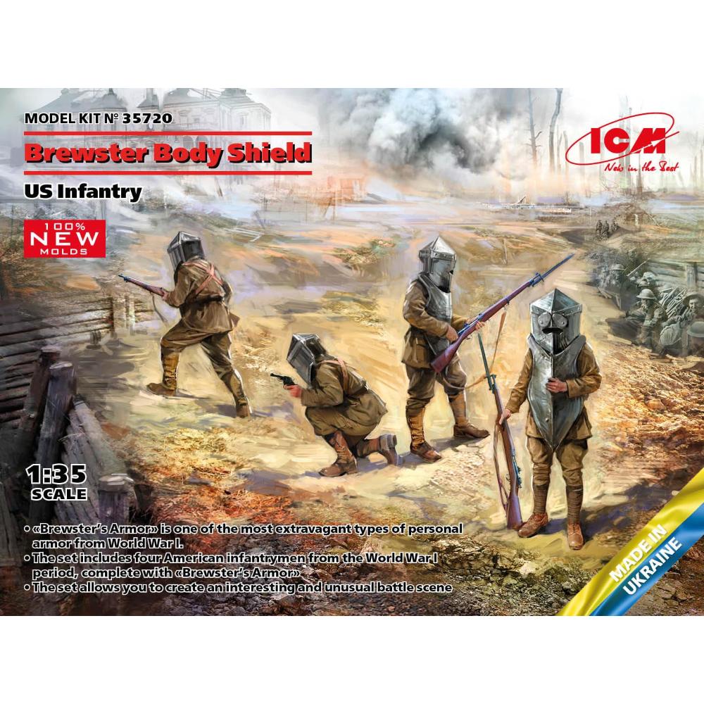 ICM: 1/35 Brewster Body Shield US Infantry | Steel Models