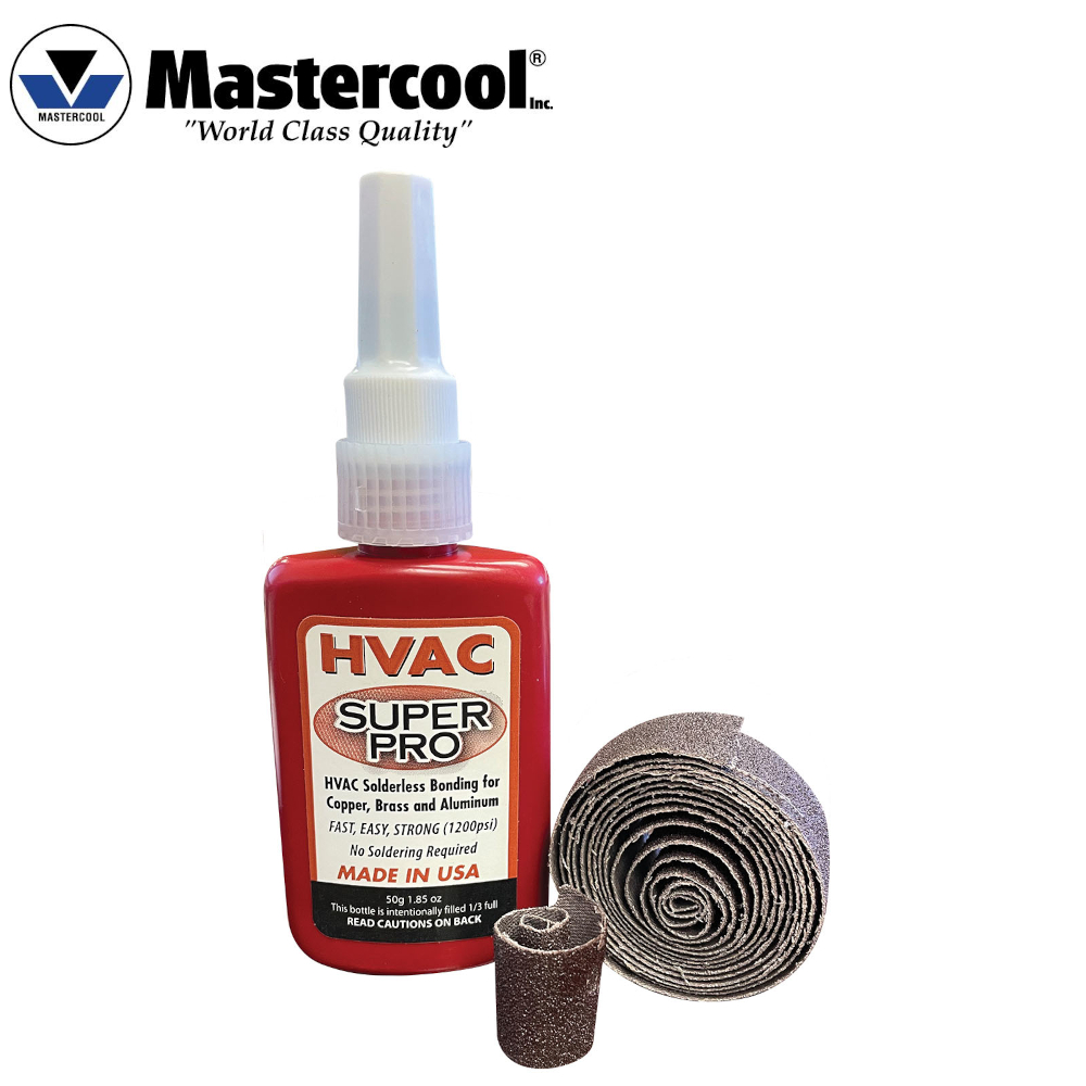 SUPER PRO KIT MASTERCOOL 50 g COLD WELDING ADHESIVE FOR COPPER AND ...