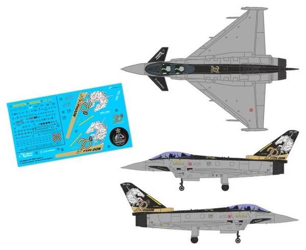 Eurofighter EF-2000 Typhoon Decals 1/72 - DM SPECIAL COLORS 72168