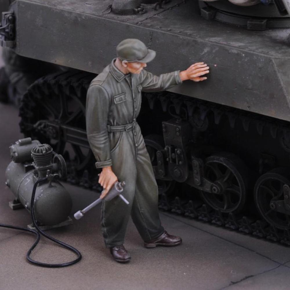 Royal Model: 1/35; Meccanico U.S. 3D printed | Steel Models