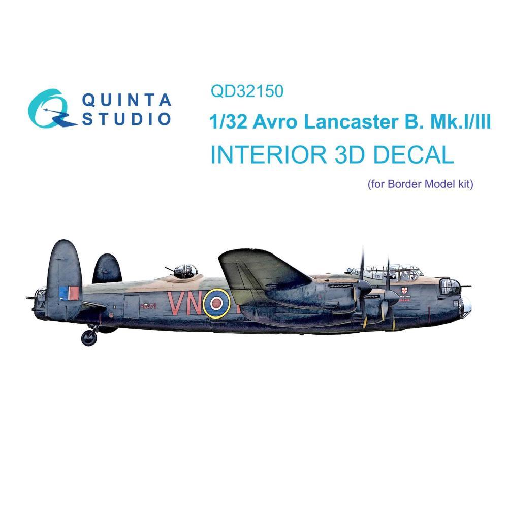 QUINTA STUDIO: scala 1/32 - Avro Lancaster B. Mk.I/III 3D-Printed ...