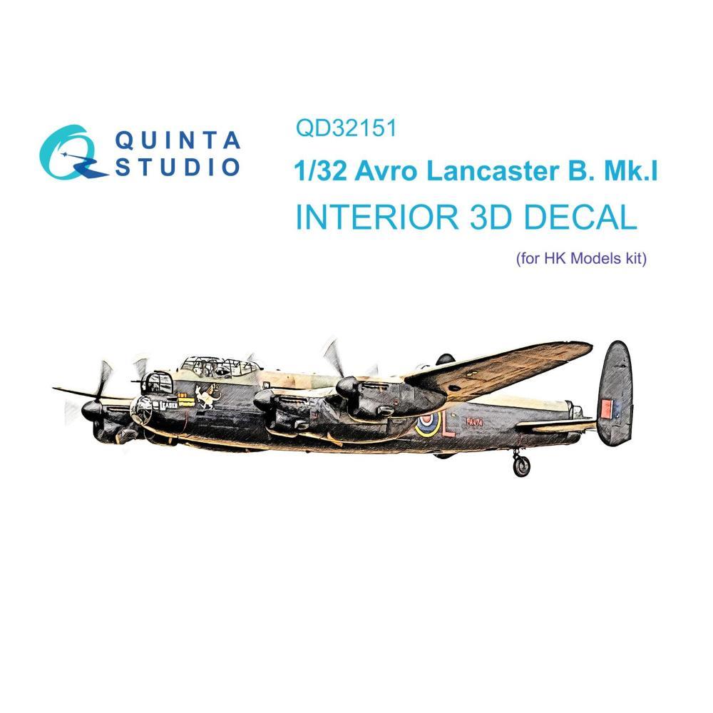 QUINTA STUDIO: scala 1/32 - Avro Lancaster B. Mk.I 3D-Printed ...