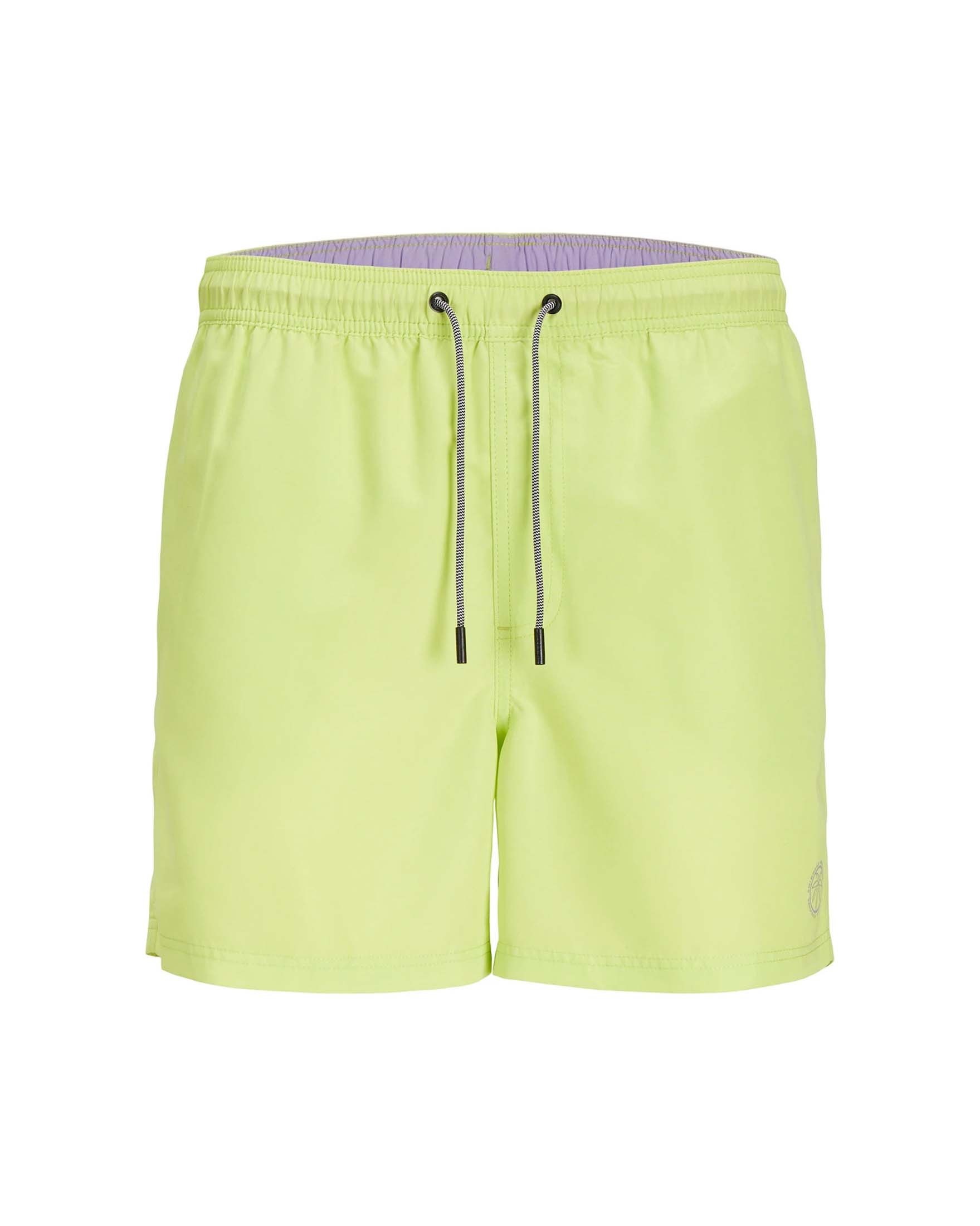 Boxer mare giallo con logo bollo piccolo con palma regular-fit | Pellizzari