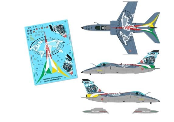 AMX Ghibli Decals 1/48 - DM SPECIAL COLORS 48171