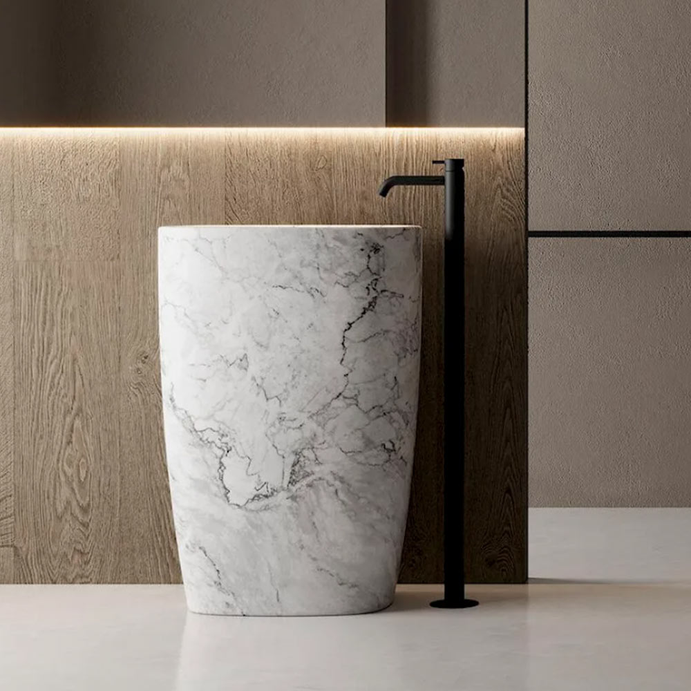 Ovvio Nic Design freestanding marble bathroom sink | Gaia Interni di ...