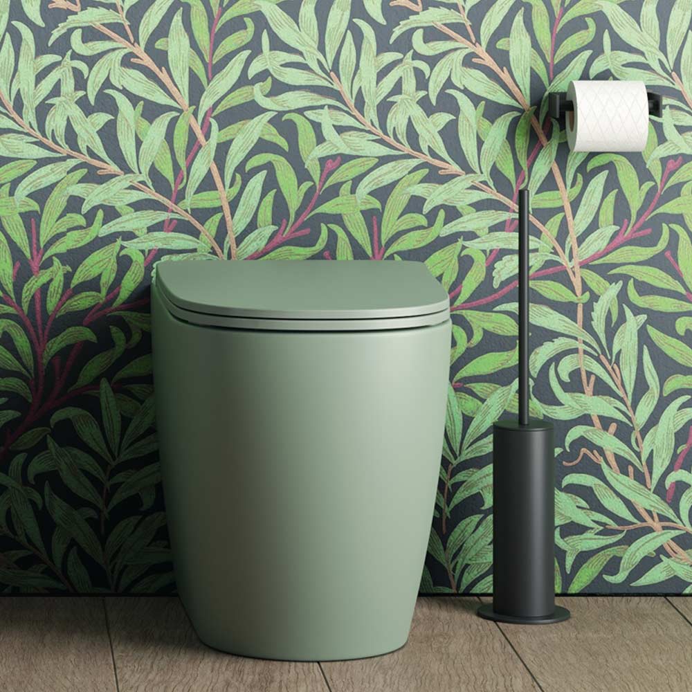 Rimless floor-standing toilet Pin Nic Design | Gaia Interni