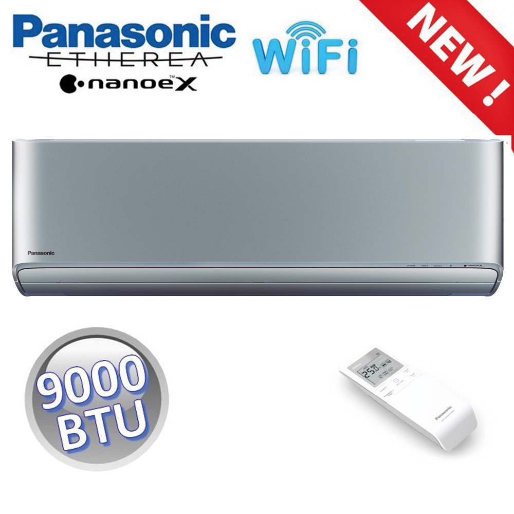 Unità interna ETHEREA silver WIFI integrato 9000 BTU per impianti mono ...