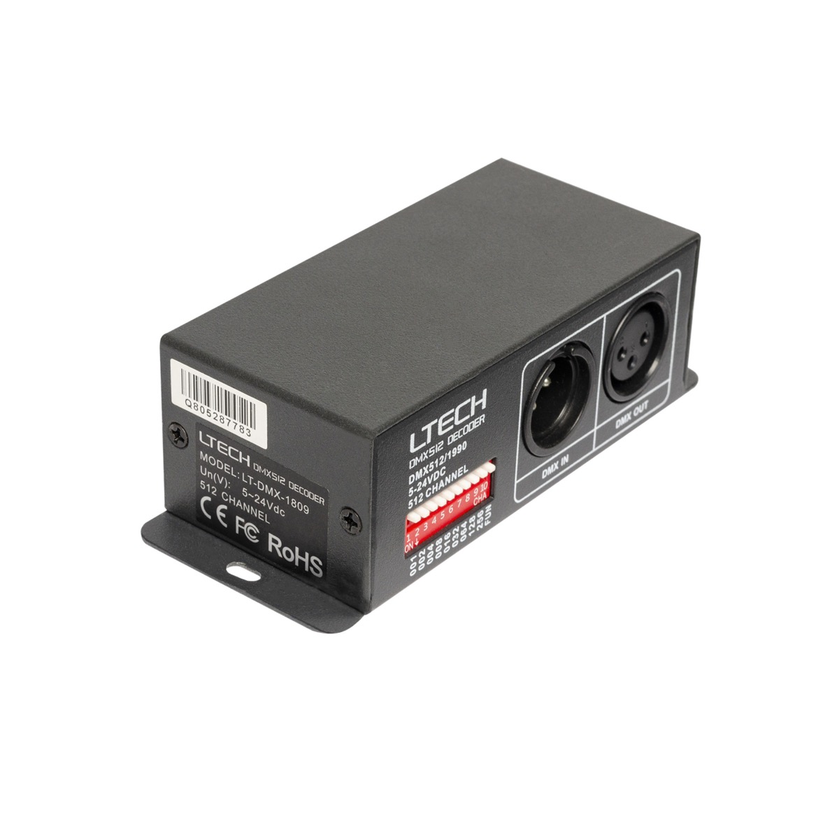 LTECH LED CONTROLLER DMX-SPI LT-DMX-1809 5-24V RGBW | Innovatech