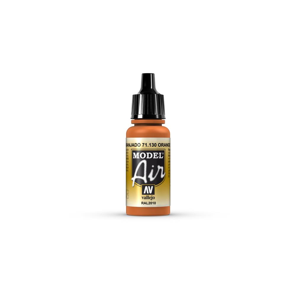 Vallejo Model Air Color Orange Rust 17 ml | Steel Models