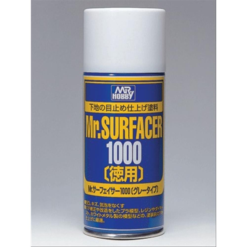 Mr Hobby -Gunze Mr. Surfacer 1000 Spray (large can 170 ml) | Steel Models