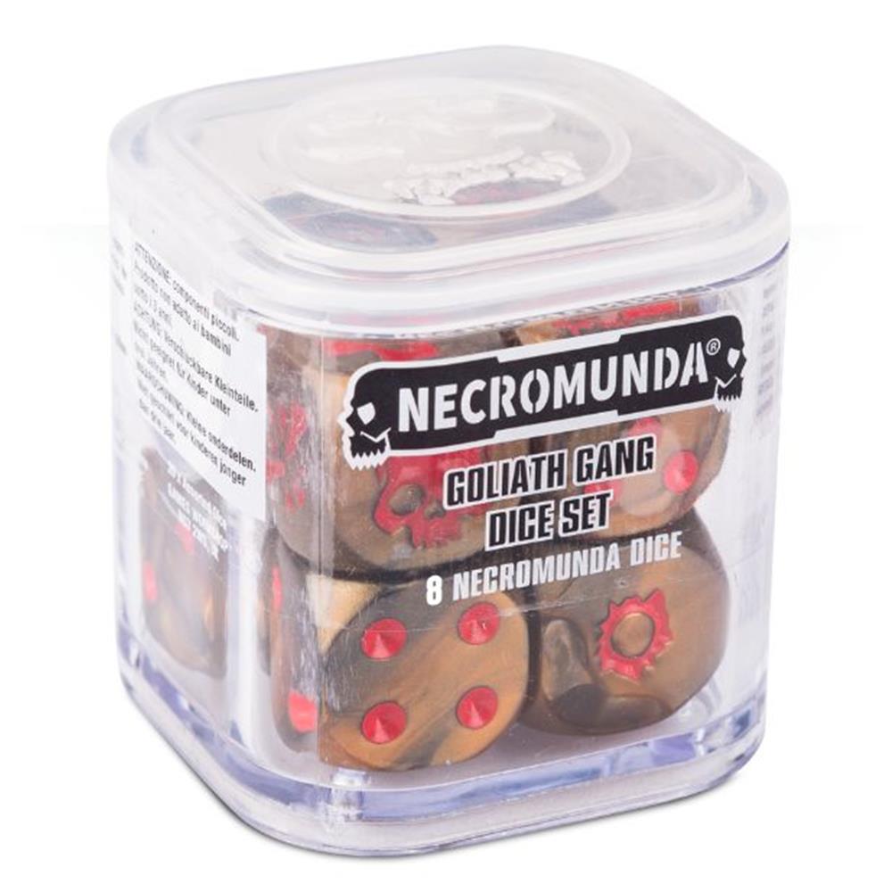 GAMES WORKSHOP: NECROMUNDA: GOLIATH GANG DICE SET | Steel Models