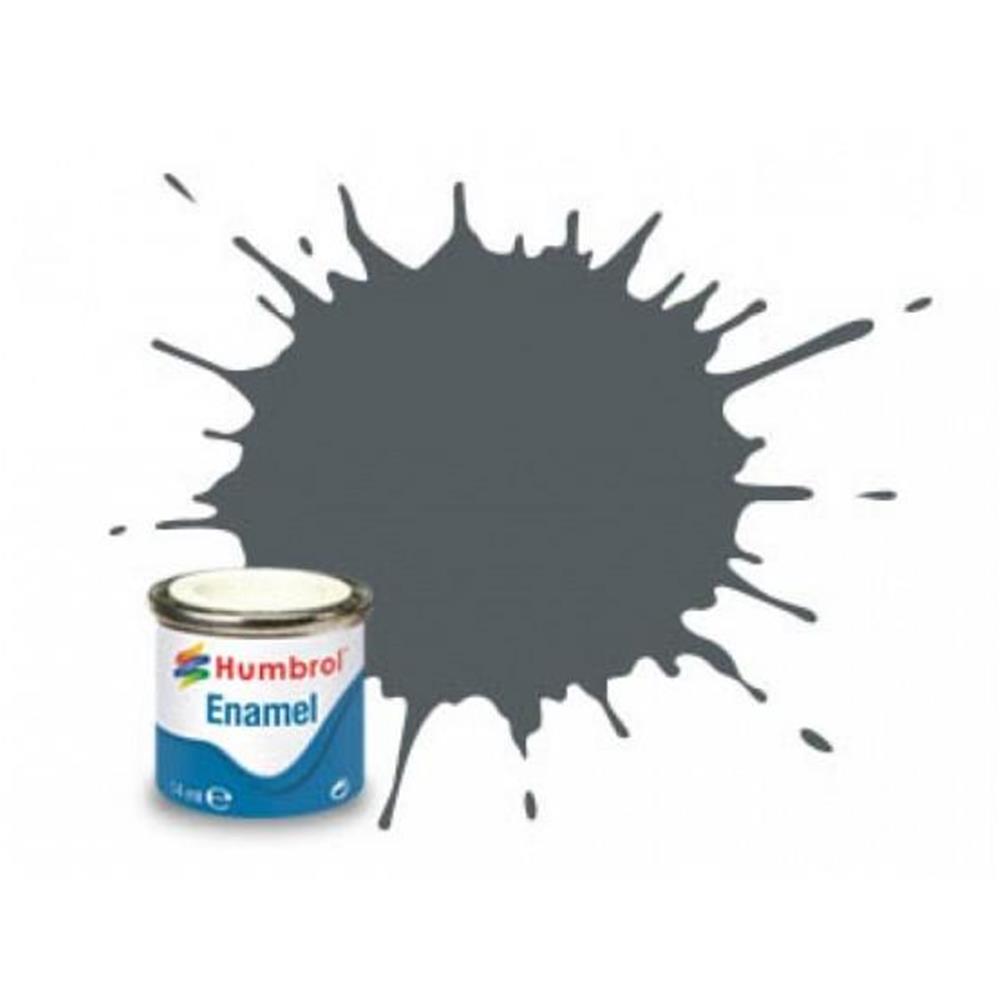 HUMBROL: No 67 Tank Grey Matt; colore a smalto da 14 ml | Steel Models