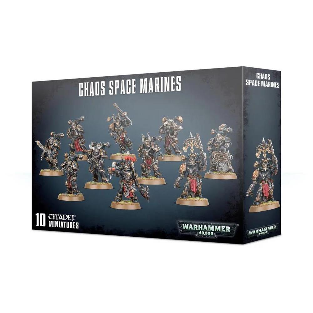 WARHAMMER 40K - Chaos Space Marines: CHAOS SPACE MARINE SQUAD | Steel ...