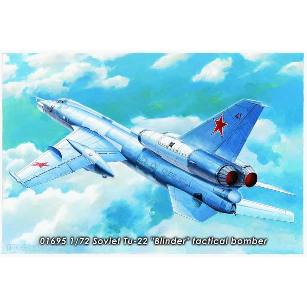 TRUMPETER: 1/72; Soviet Tu-22K Blinder-B Bomber | Steel Models