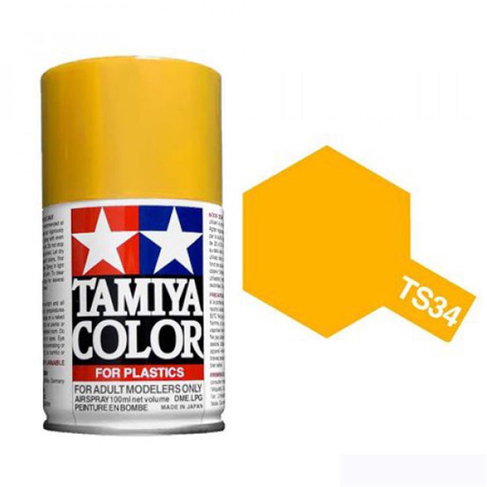 TAMIYA SPRAY 100ml Camel Yellow | Steel Models