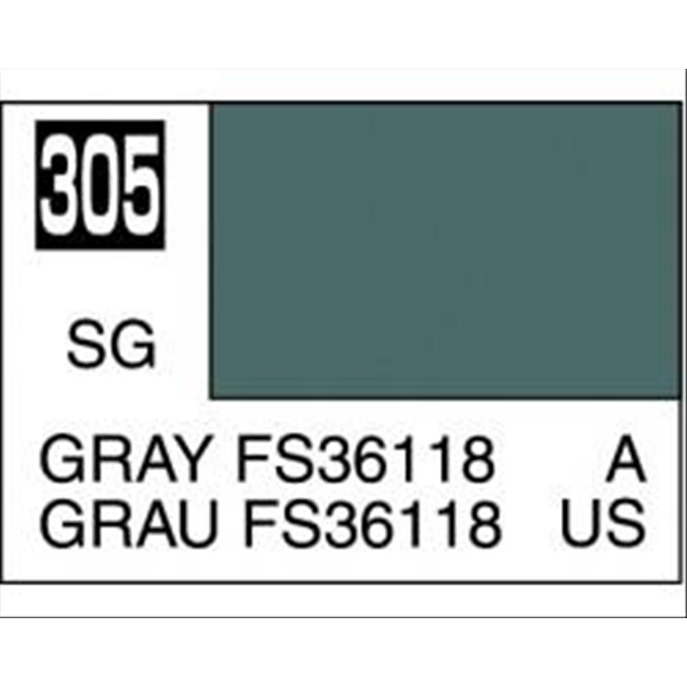 Mr Hobby -Gunze Mr. Color (10 ml) Gray FS36118 | Steel Models