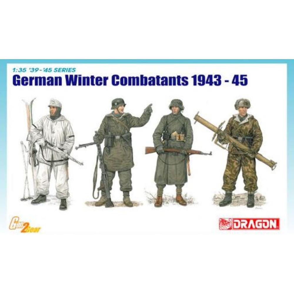 DRAGON: 1/35 GERMAN WINTER COMBATANTS 1943-45 | Steel Models