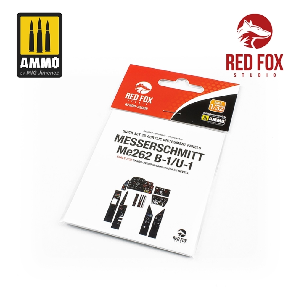 Red Fox Studios: 1/32 Messerschmitt Me262 B-Red Fox Studios: 1/U-1 (for ...