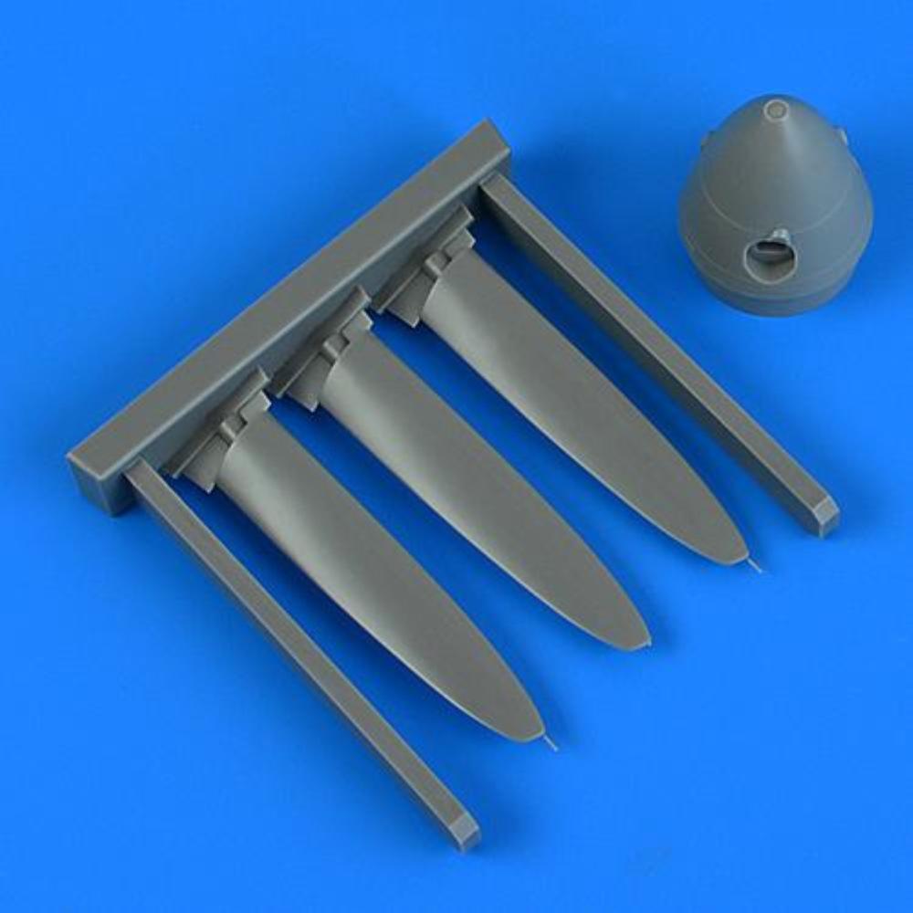Quickboost: 1/32; Spitfire Mk.V rotol propeller - HOBBY BOSS | Steel Models